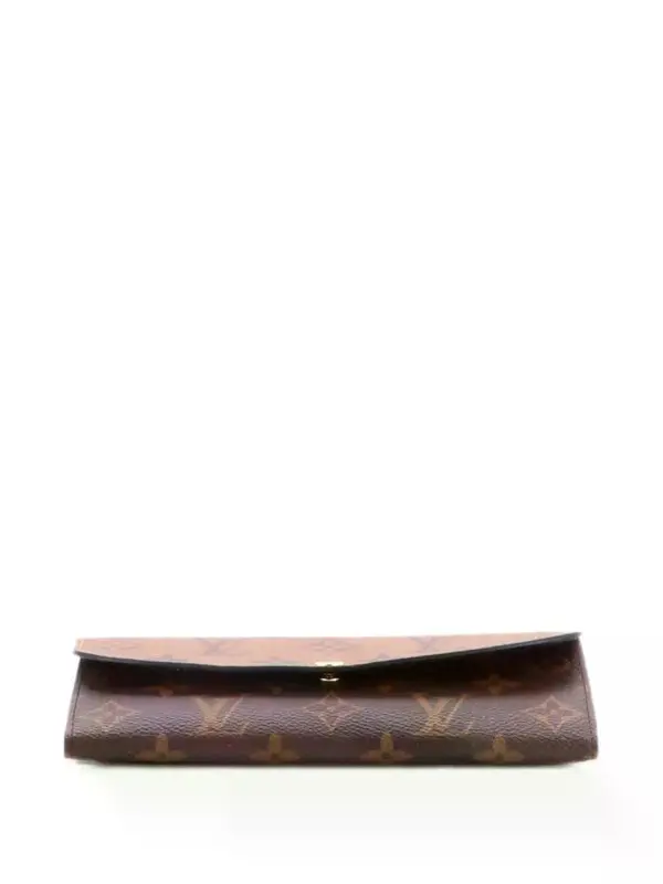LOUIS VUITTON Emilie Wallet Reverse Monogram Canvas Small Wallets