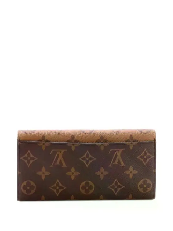 LOUIS VUITTON Emilie Wallet Reverse Monogram Canvas Small Wallets