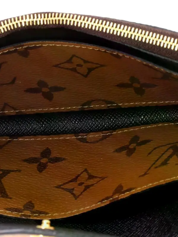 LOUIS VUITTON Emilie Wallet Reverse Monogram Canvas Small Wallets