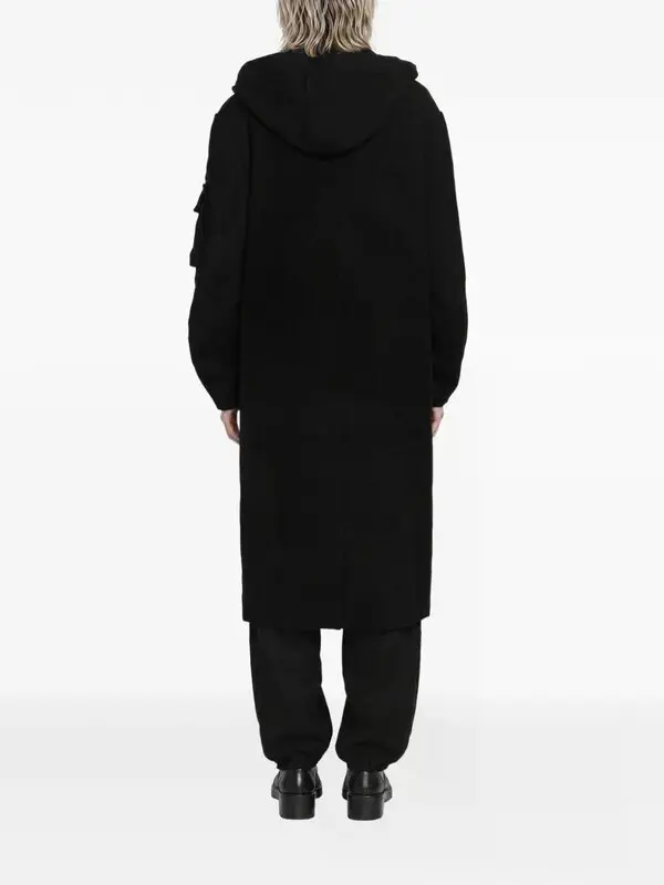 Yohji Yamamoto Hooded 3-pocket Coat