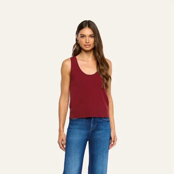 L'AGENCE Filou Cashmere Tank Top