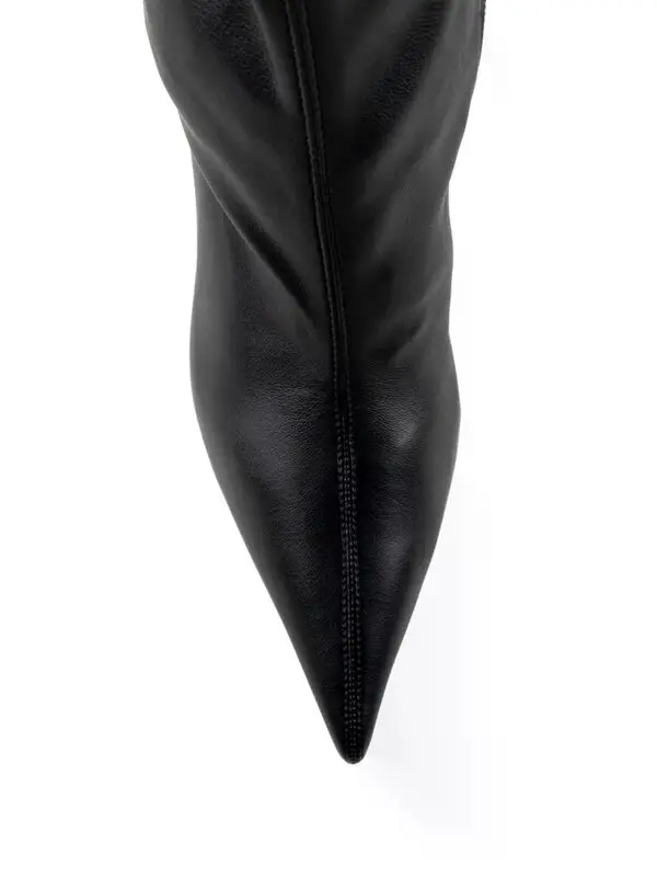 CHUCKIES Pointed-toe Stiletto-heel Boots