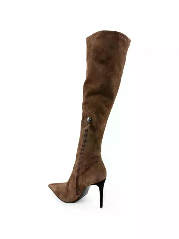 CHUCKIES Pointed-toe Over-the-knee Boots
