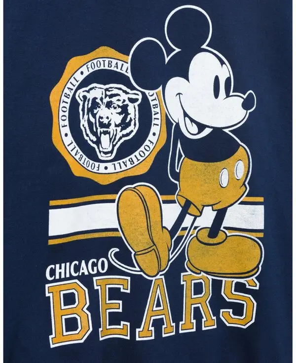 Junk Food Clothing Chicago Bears Mickey Crew Fleece