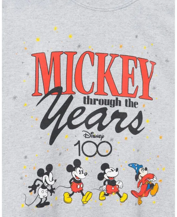 Junk Food Clothing Mickey Through The Years Flea Market Fleece