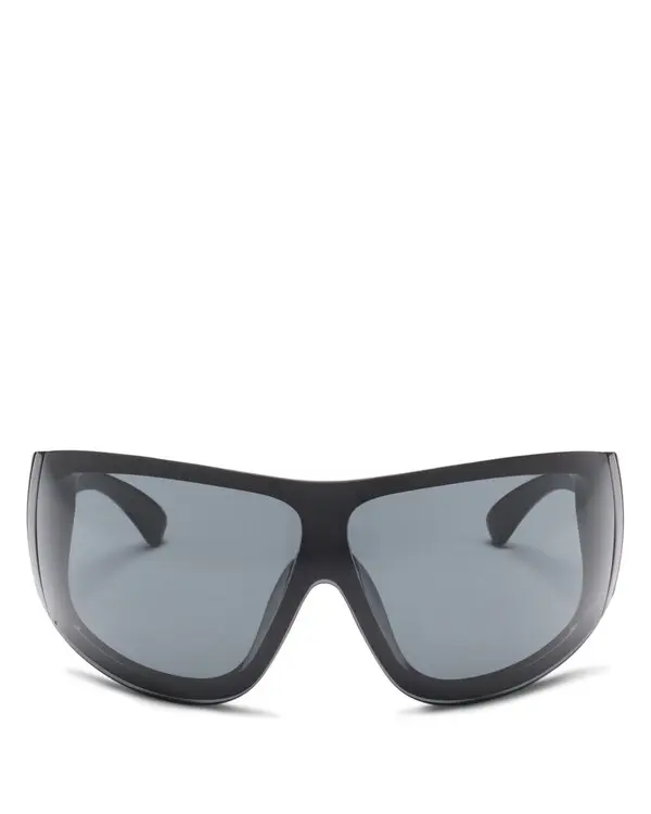 Saint Laurent Shield Sunglasses, 99mm - Black