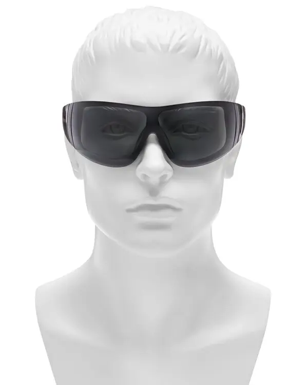 Saint Laurent Shield Sunglasses, 99mm - Black