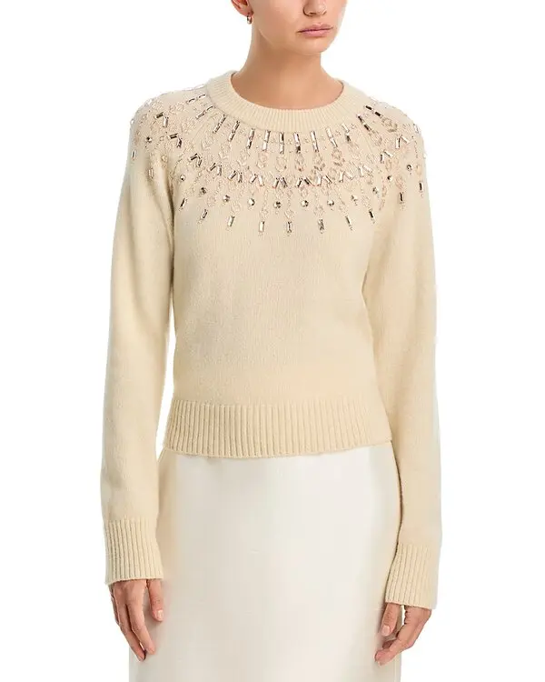 Altuzarra Harold Beaded Sweater - Ivory