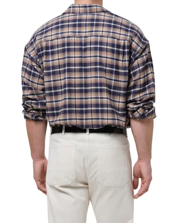 Citizens Of Humanity Shigoto Cotton Plaid Shirt