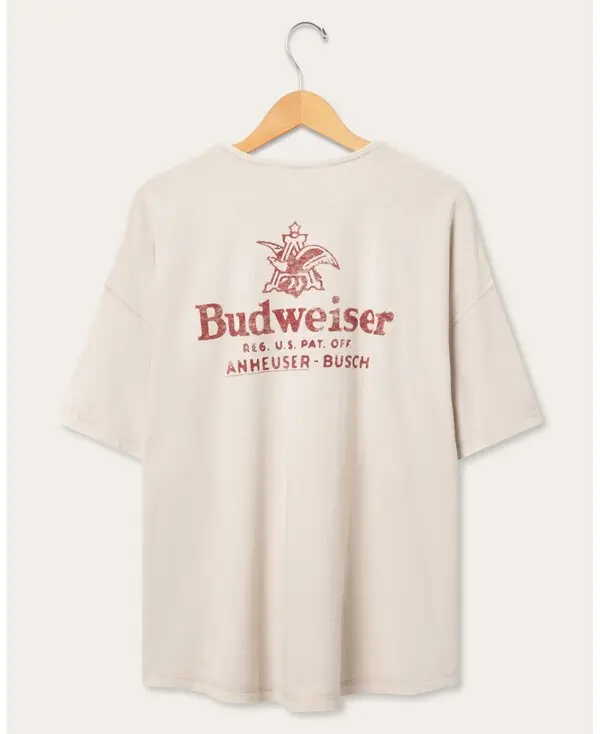 Junk Food Clothing Budweiser Baseball Jersey