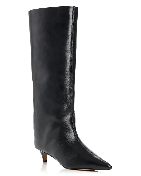 Steve Madden Lychee Leather Knee High Boots