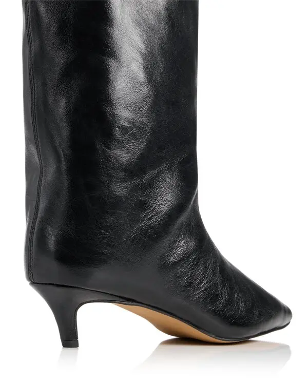 Steve Madden Lychee Leather Knee High Boots