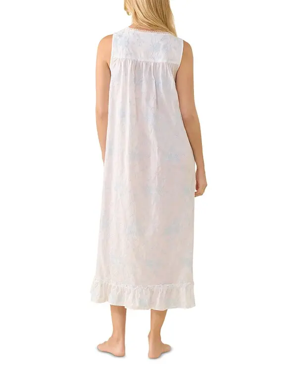 Eileen West Embroidered Cotton Lawn Ballet Nightgown