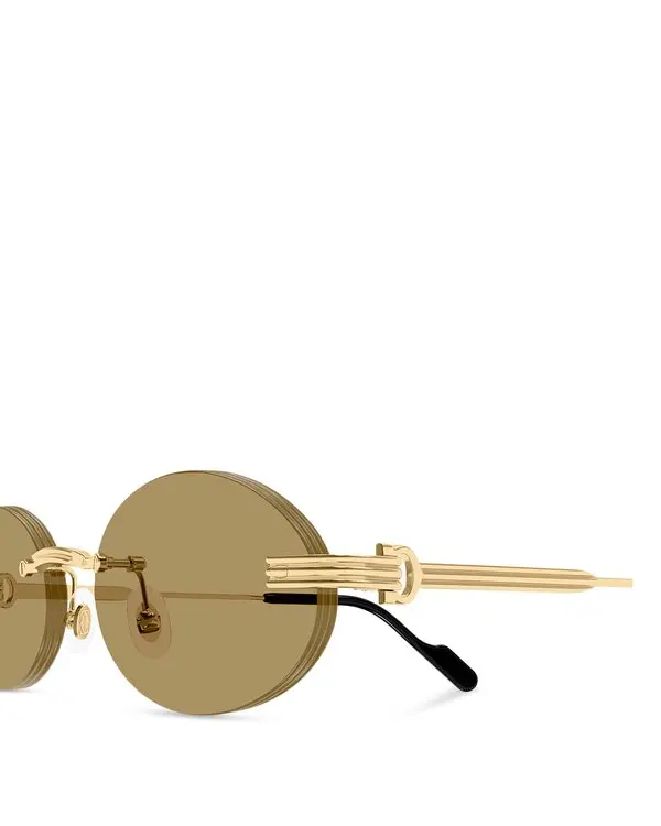 Cartier Round Sunglasses, 53mm