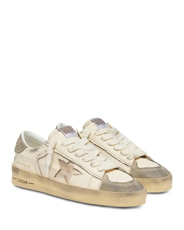 GOLDEN GOOSE Stardan Leather & Suede Sneakers