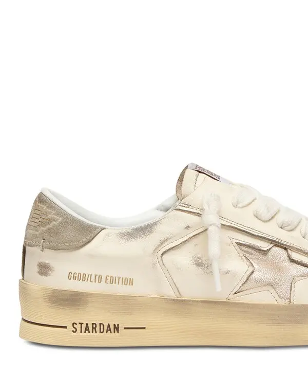 GOLDEN GOOSE Stardan Leather & Suede Sneakers