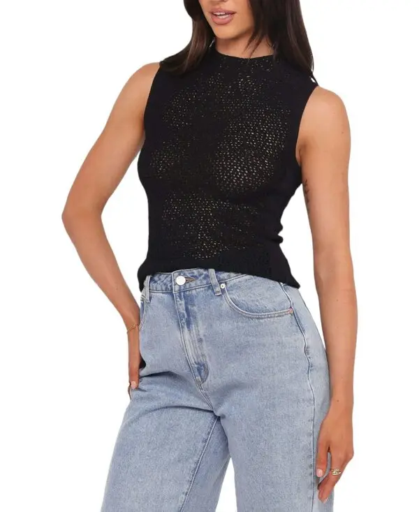 PETAL AND PUP Brody Sheer Knit Top