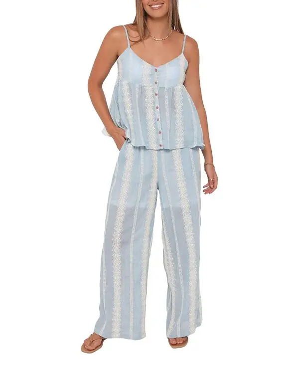 PETAL AND PUP Mila Embroidered Top And Pant Set