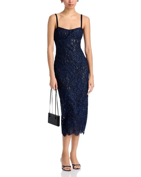 Veronica Beard Freesia Lace Midi Dress