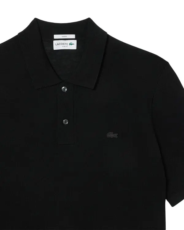 Lacoste Short Sleeved Merino Wool Polo Sweater