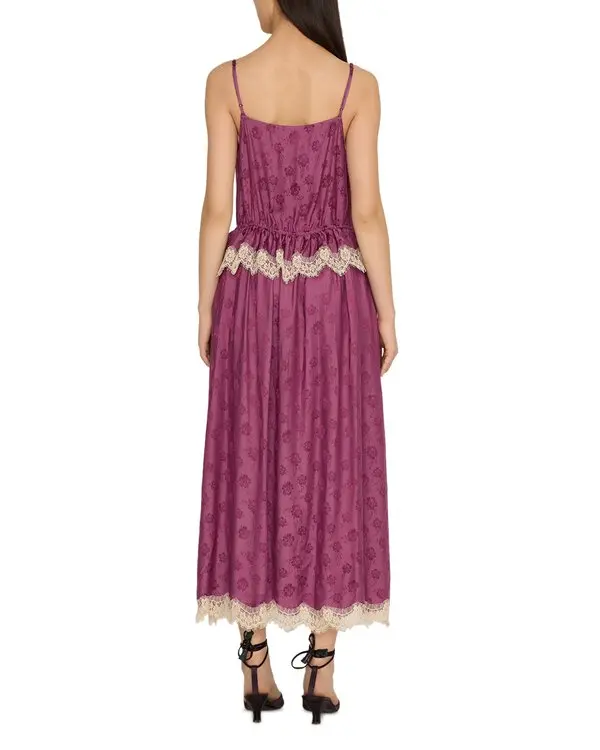 Sea Ethel Lace Trim Midi Dress