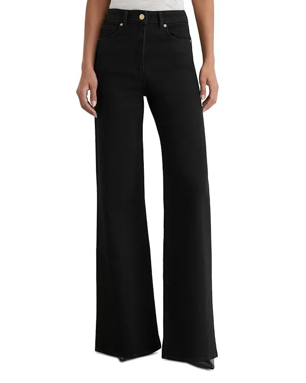 REISS Petites Jas High Rise Wide Leg Jeans