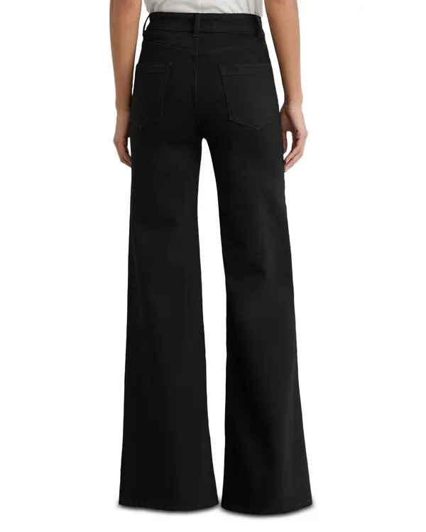 REISS Petites Jas High Rise Wide Leg Jeans