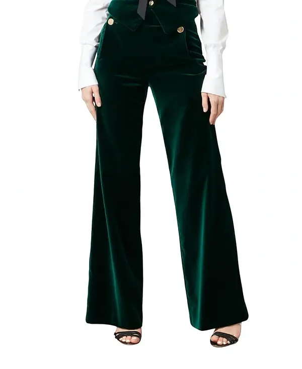 TEMPERLEY LONDON Clove Velvet Trousers