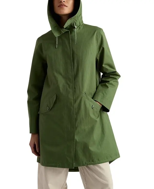 SEASALT CORNWALL Petite Seafaring Waterproof Parka Coat - Heath