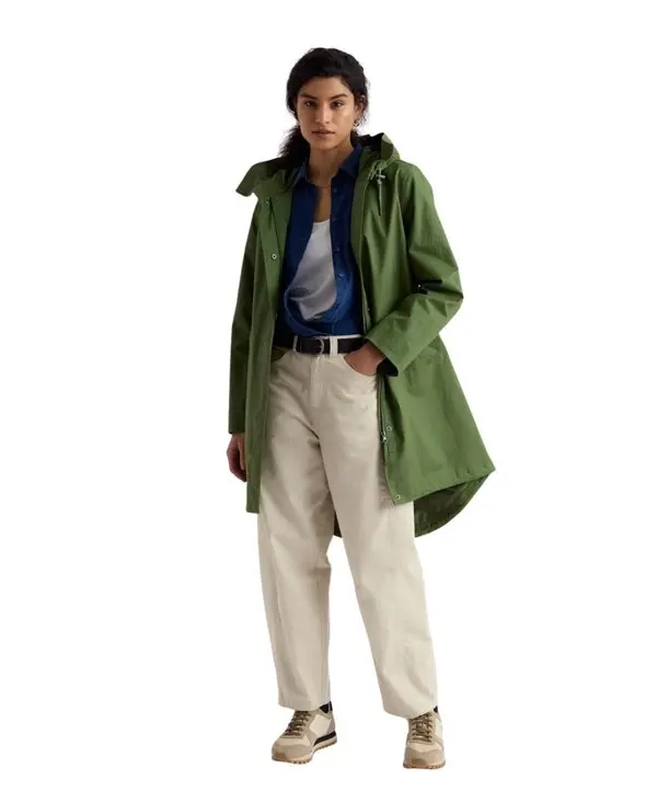 SEASALT CORNWALL Petite Seafaring Waterproof Parka Coat - Heath