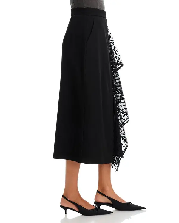 Erdem Grain De Poudre Midi Pencil Skirt