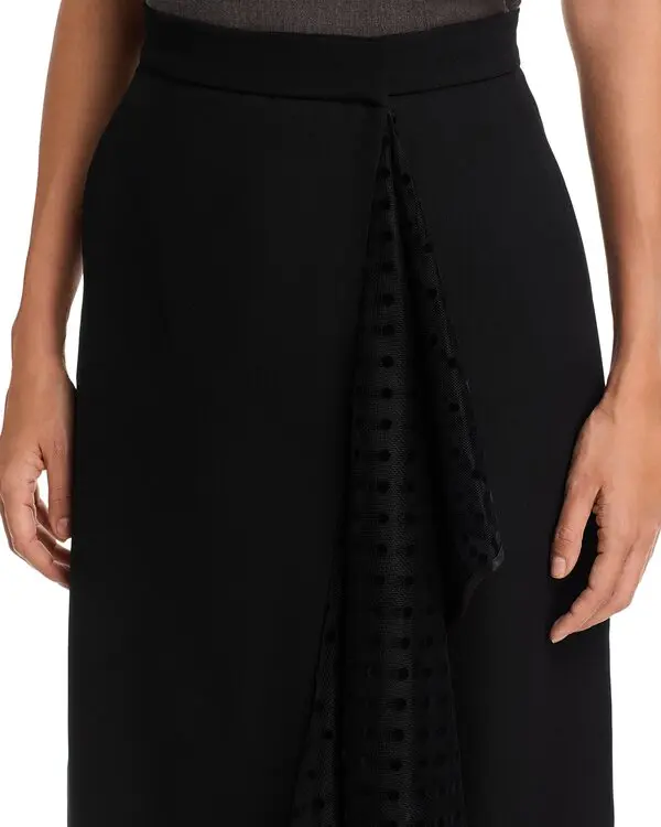 Erdem Grain De Poudre Midi Pencil Skirt