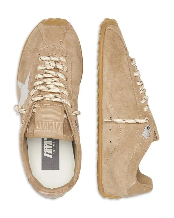 GOLDEN GOOSE Marathon Speed Suede & Leather Sneakers