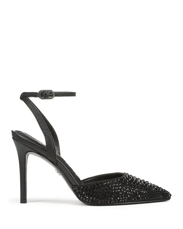 Sam Edelman Hana Embellished Stiletto Pumps - Black