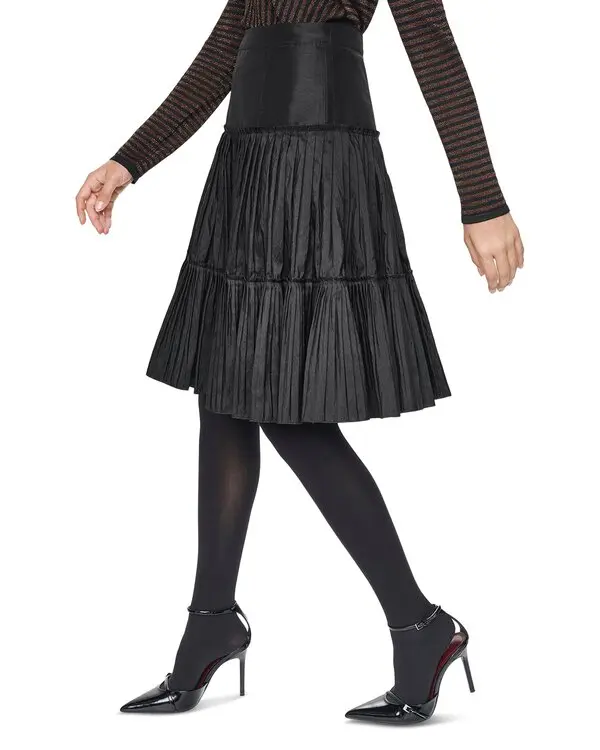 Sonia Rykiel Paris A Line Pleated Skirt Exclusive