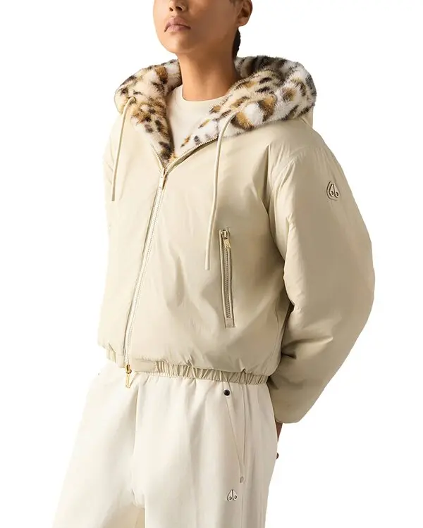 Moose Knuckles Eaton Reversible Faux Fur Jacket