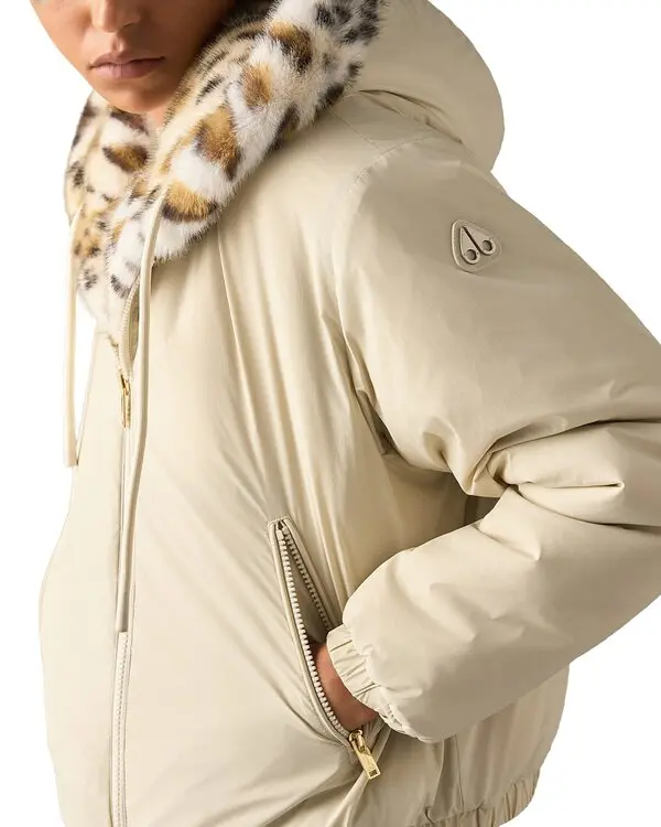 Moose Knuckles Eaton Reversible Faux Fur Jacket