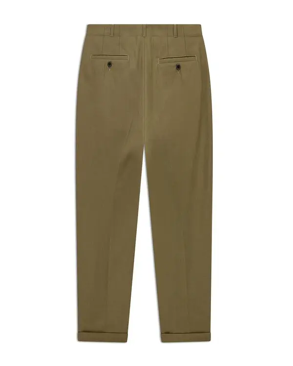 Emporio Armani Relaxed Pleated Trousers