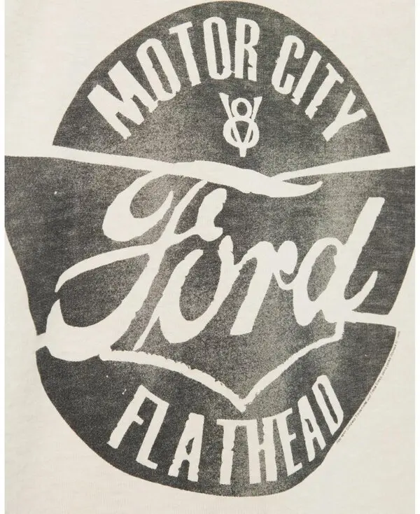Junk Food Clothing Ford Pocket Flea Market Crop Tee