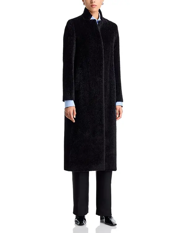 Cinzia Rocca Stand Collar Long Coat