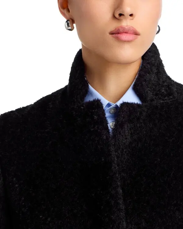 Cinzia Rocca Stand Collar Long Coat