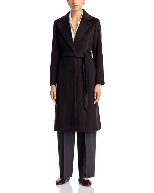 Cinzia Rocca Long Belted Wrap Coat