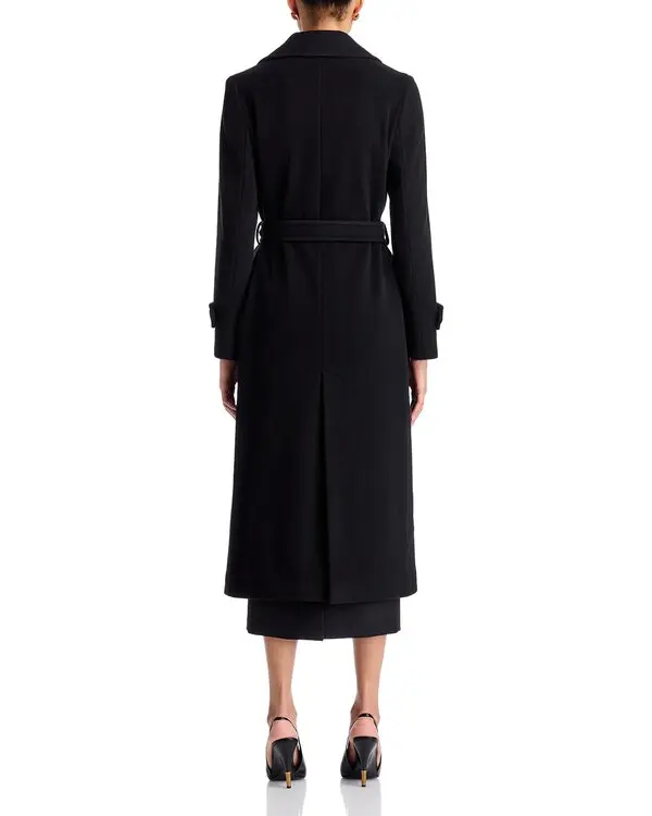 Cinzia Rocca Long Belted Double Breasted Coat