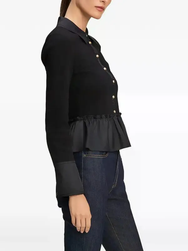 Cinq À Sept Salem Ruffled Peplum Blouse