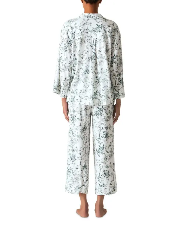PETITE PLUME Pima Cotton Olivia Wide Leg Pajama Set