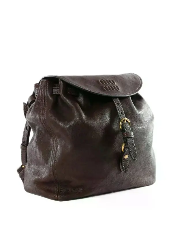 Miu Miu Rendez-vous Nappa Leather Backpack