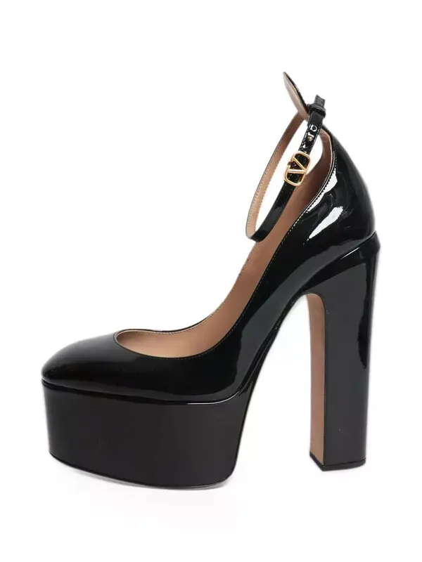 Valentino Garavani Tan-go Platform Pumps - Black