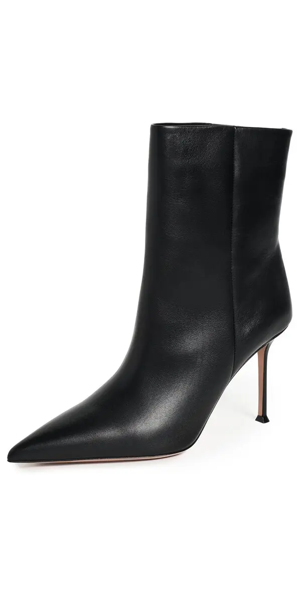 AQUAZZURA Harper Booties 85 - Black