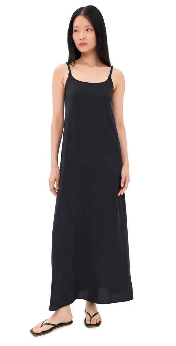 Hunza G Twisty Strap Long Coverup Dress