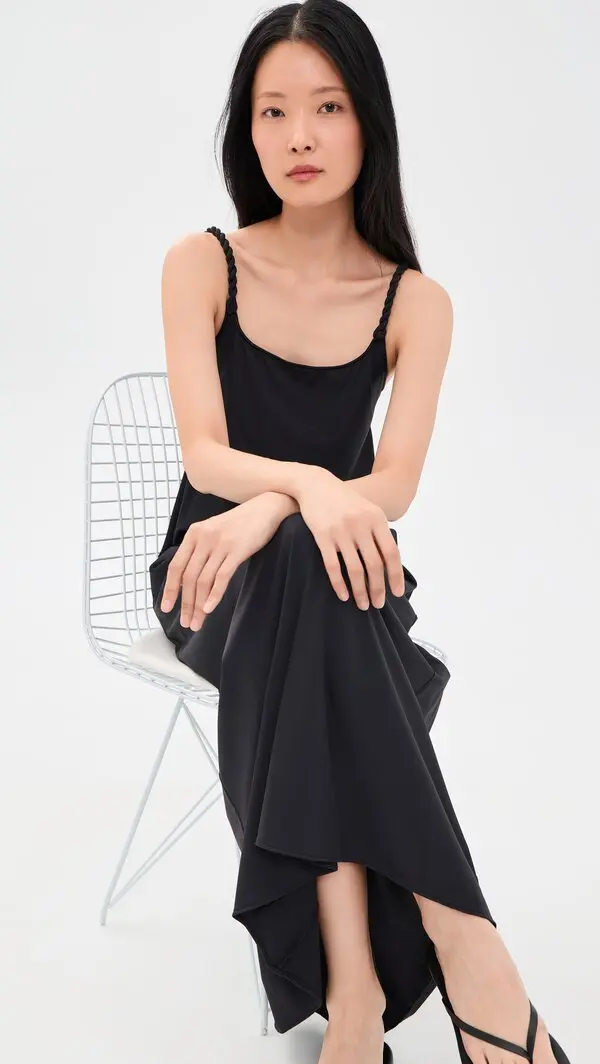 Hunza G Twisty Strap Long Coverup Dress